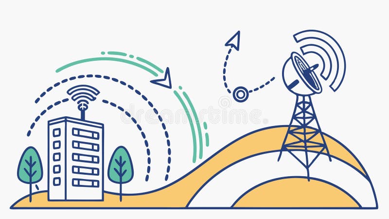 Global Communication, Network Connectivity, Digital Infrastructure, Vector Design Generative AI ...