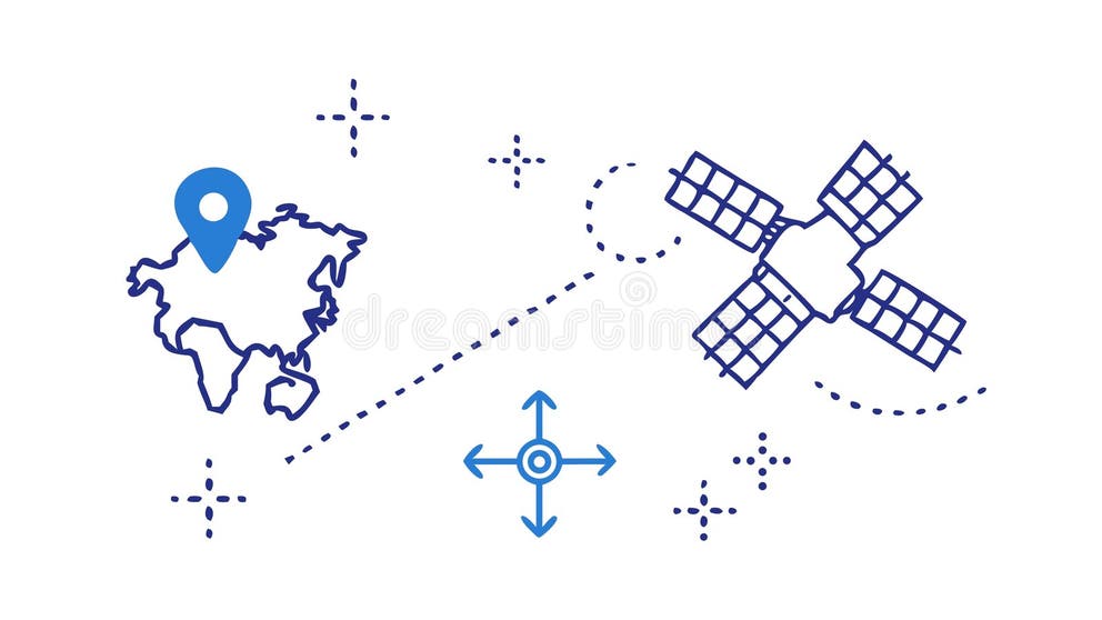 Comprehensive Satellite Image Stock Illustrations – 413 Comprehensive ...