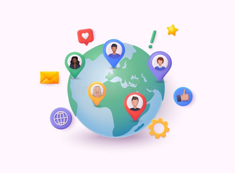 Global Communication Network. Social Media Communication Systems and ...