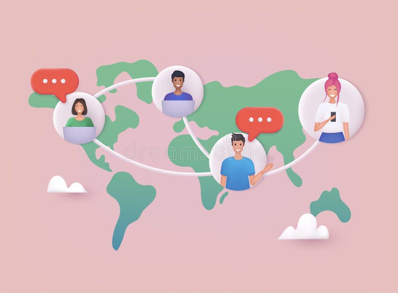 Global Communication Network. Social Media Communication Systems and ...