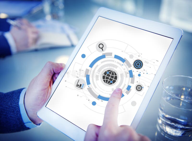 Global Communication Networking Connect Concpet Stock Image - Image of ...