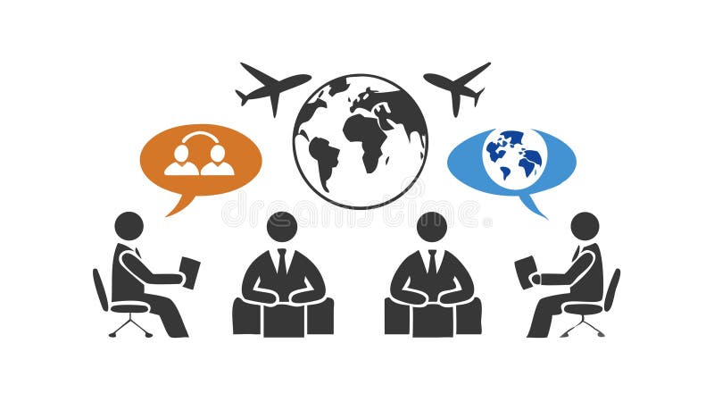 Global Communication and Networking, Vector Design Generative AI Stock ...