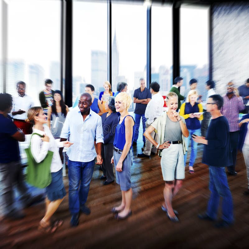 Global Communication Office Discussion Conversation Concept Stock Photo ...