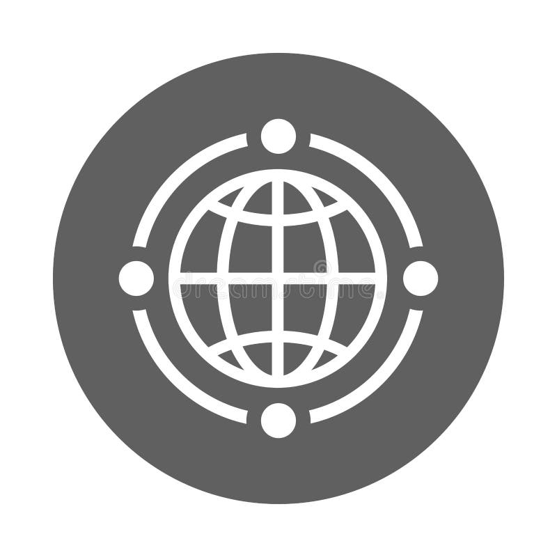 Global, Communication, Support Icon. Gray Vector Graphics Stock Vector ...