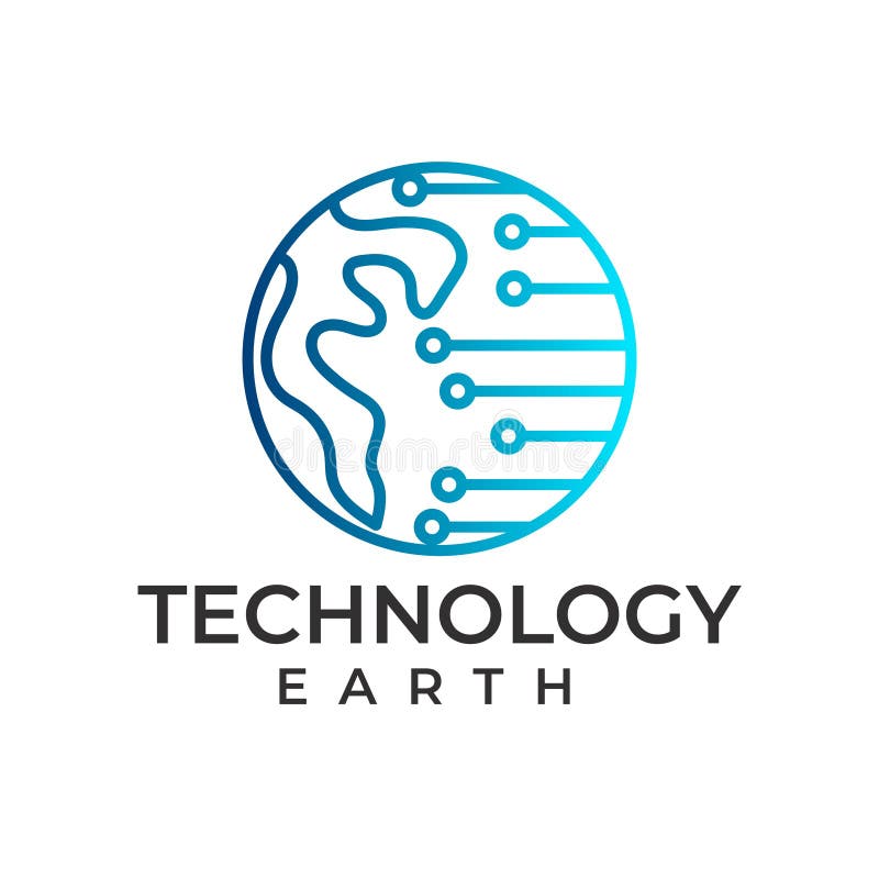 Global Communication Technology Abstract Logo Design Vector Template ...