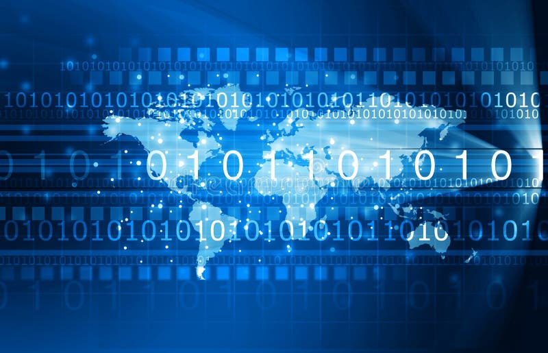 Global Communication Technology Stock Illustration - Illustration of ...