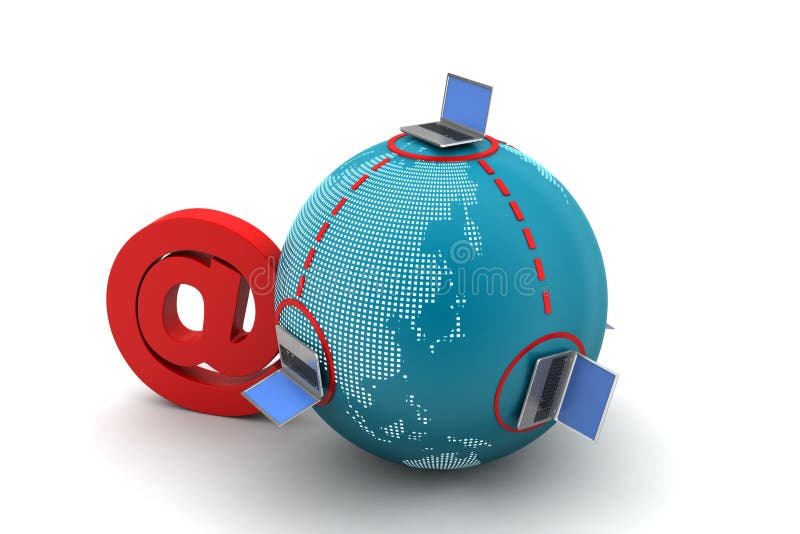 Global communication stock illustration. Illustration of media - 56618895