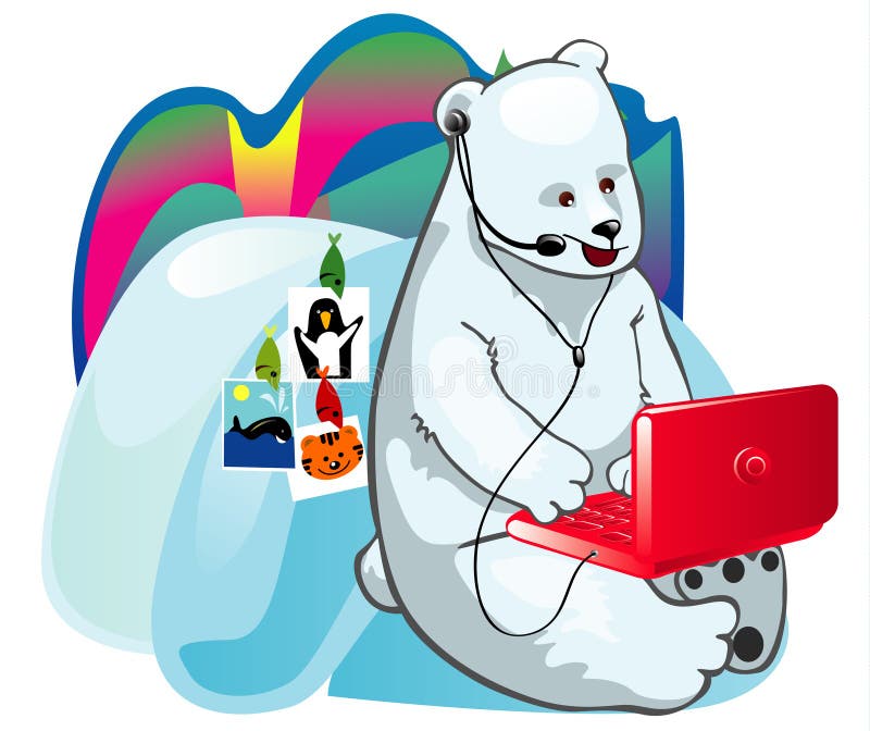 Bear Laptop Stock Illustrations – 1,548 Bear Laptop Stock Illustrations ...