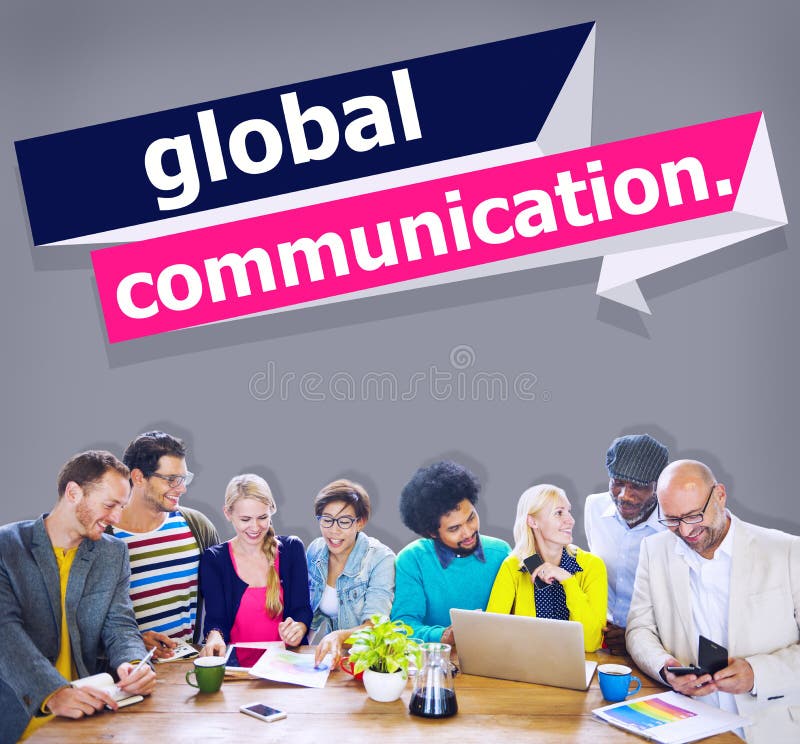 Global Communications Connection Communicate Concept Stock Image ...
