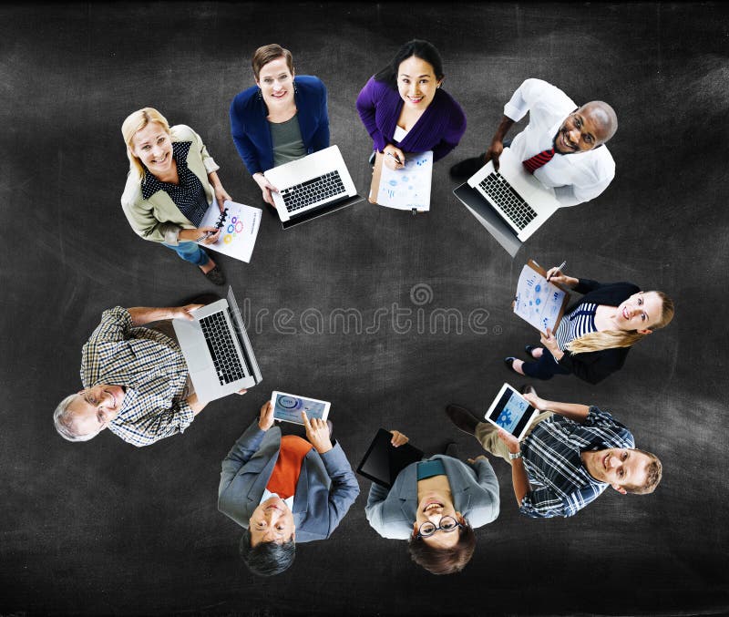 Global Communications Technology Laptop Digital Devices Concept Stock ...