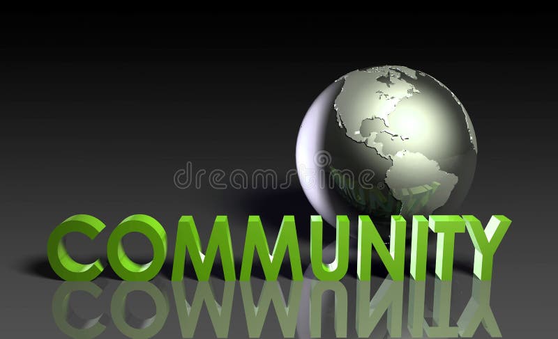 Global community. stock vector. Illustration of earth - 8822469