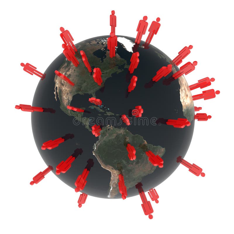Global Community stock illustration. Illustration of individuality ...