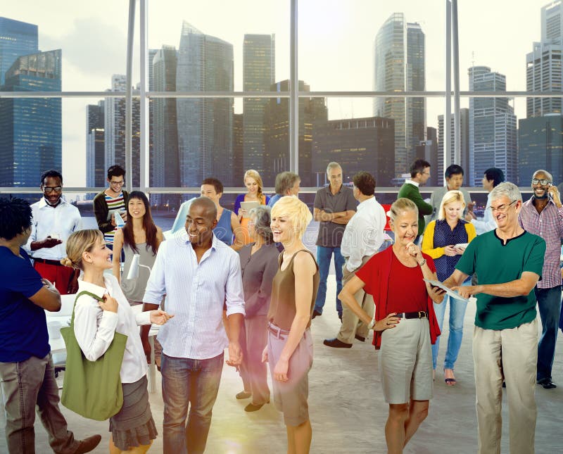 Global Community People Communication City Concept Stock Photo - Image ...