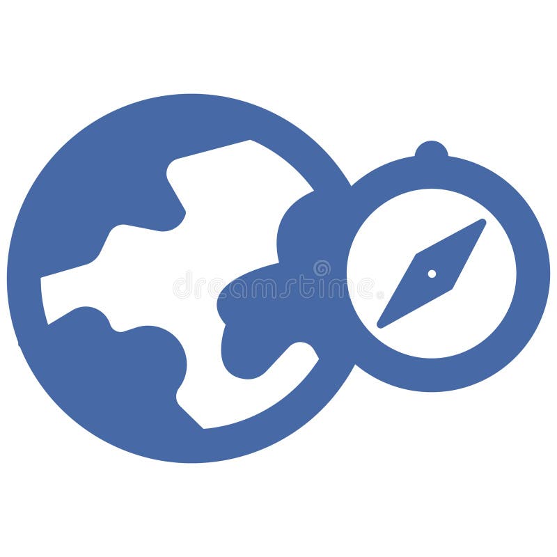 Global compass stock illustration. Illustration of round - 893319