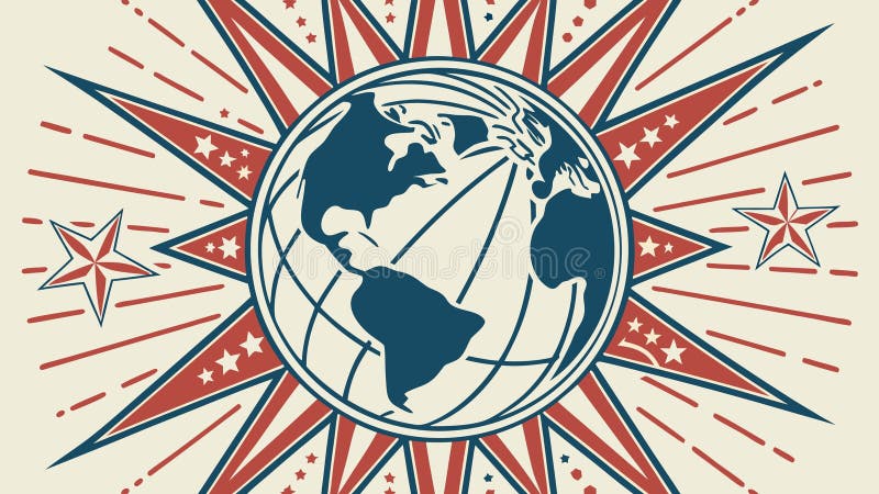 Global Compass Star: World Navigation & Exploration, Vector Design ...