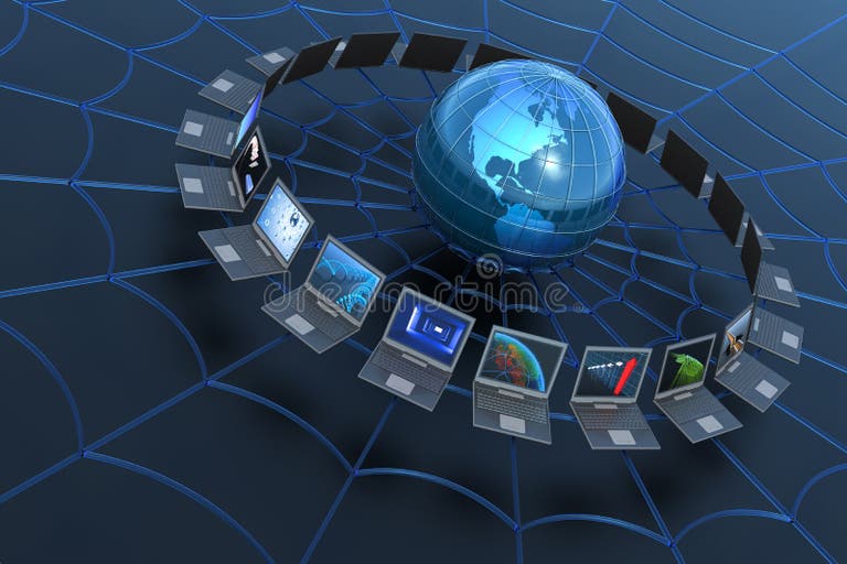 Computer Generated Image Business Network Stock Illustrations – 92,076 ...