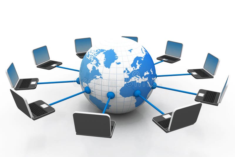 Global computer Network stock illustration. Illustration of laptop ... Global computer Network stock illustration. Illustration of laptop ...