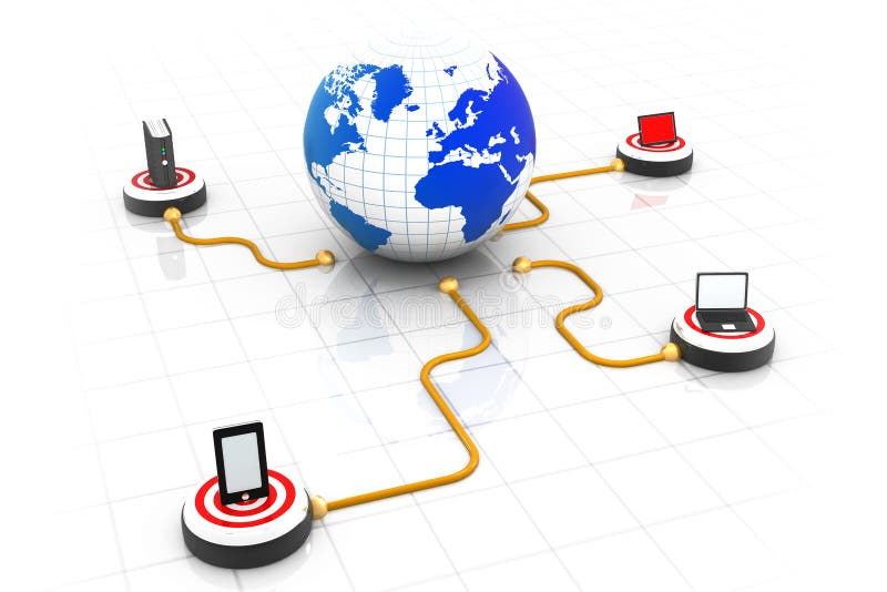 Global computer Network stock image. Image of connection - 46379289