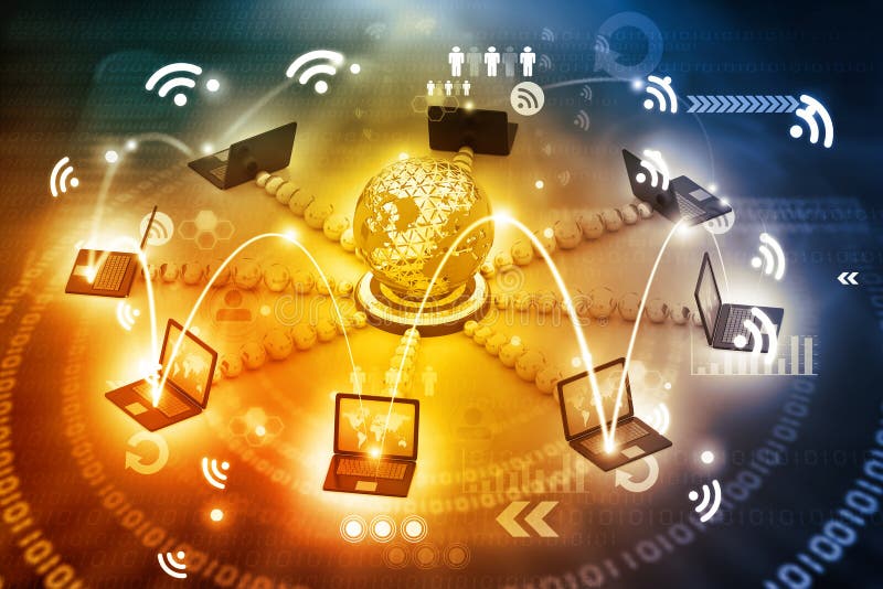 Global computer network stock illustration. Illustration of data - 46265678 Global computer network stock illustration. Illustration of data - 46265678