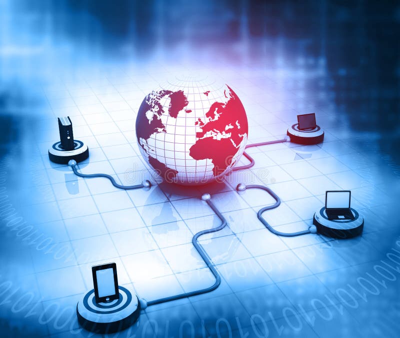 Global Computer Network stock illustration. Illustration of computer ... Global Computer Network stock illustration. Illustration of computer ...