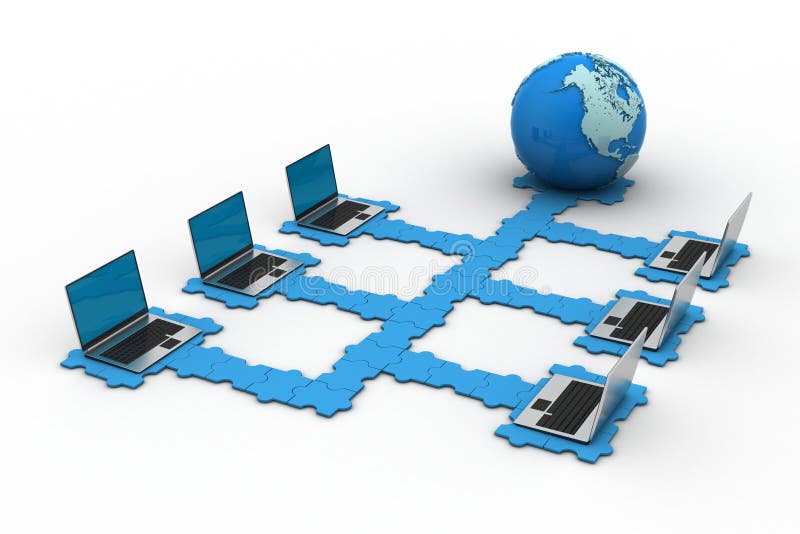 Global networking stock illustration. Illustration of contact - 35373646