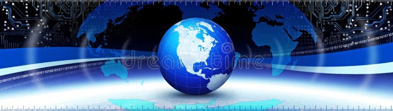 Global comunication stock illustration. Illustration of communication ...