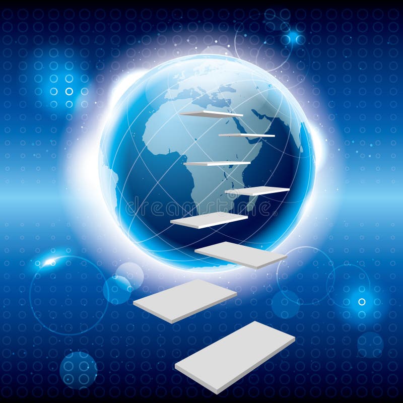 Global Concept Design, Vector Drawing Earth. Stock Vector ...