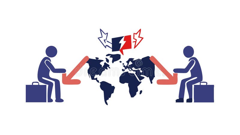 Global Conflict Resolution Icon, Diplomacy Vector, Vector Design Generative AI Stock Vector ...