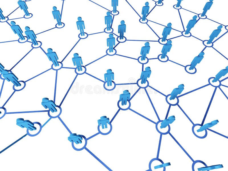 Human connection stock vector. Illustration of business - 34865239