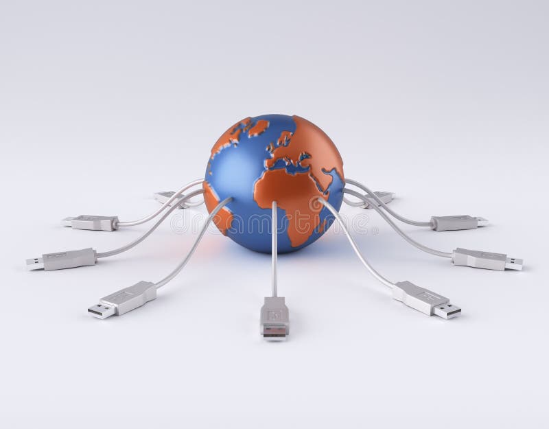 Global connection stock illustration. Illustration of world - 23198670