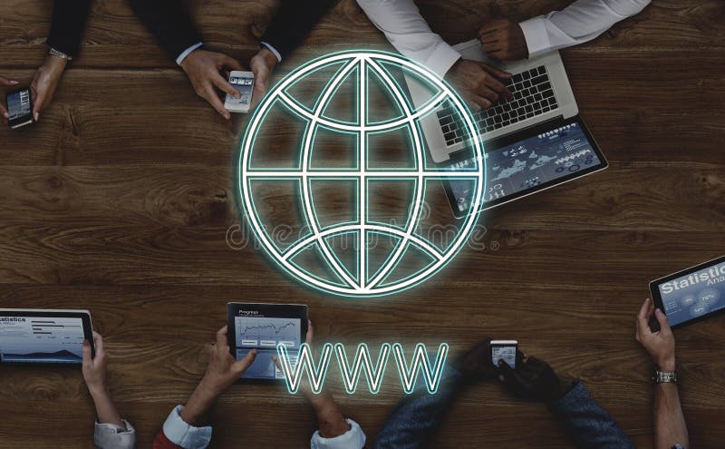 Global Connection Communication Networking Graphic Concept Stock Photo ...