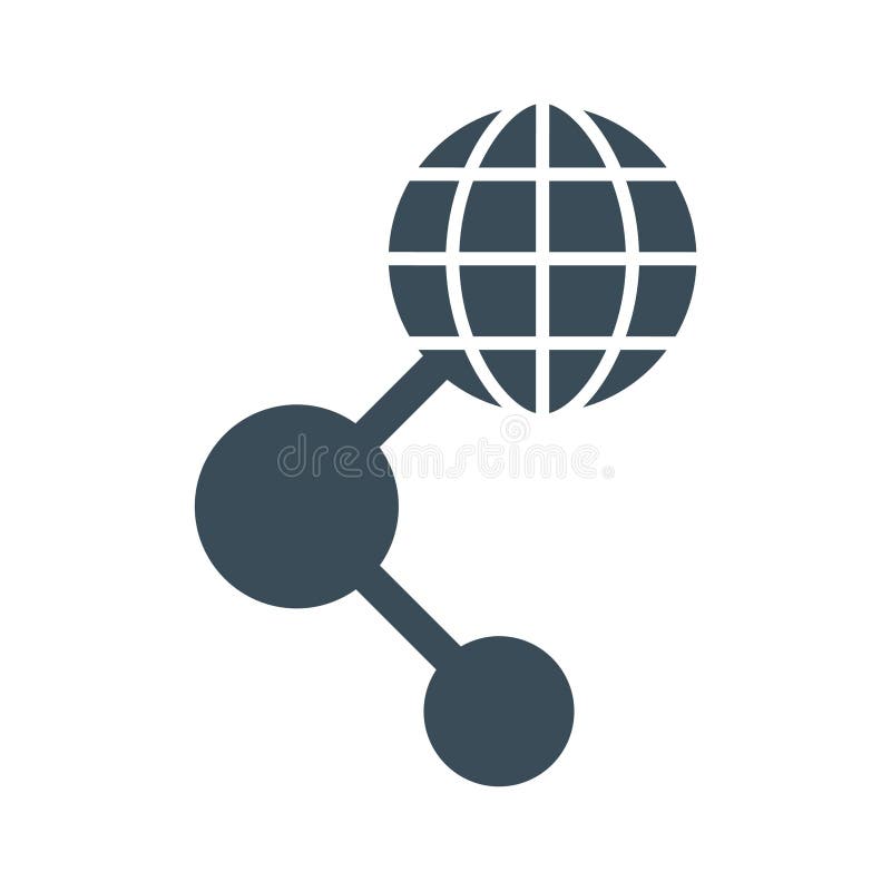 Global Connection Concept. Vector Illustration Decorative Design Stock ...