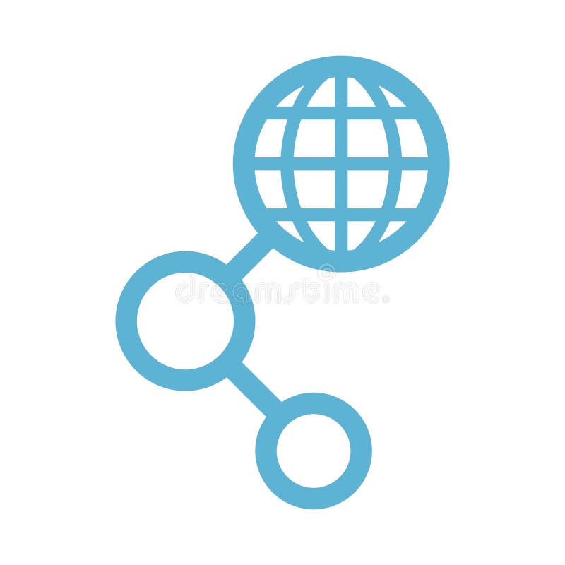 Global Connection Concept. Vector Illustration Decorative Design Stock ...
