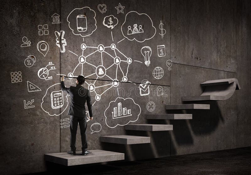 Global Connection and Interaction Stock Photo - Image of businessman ...