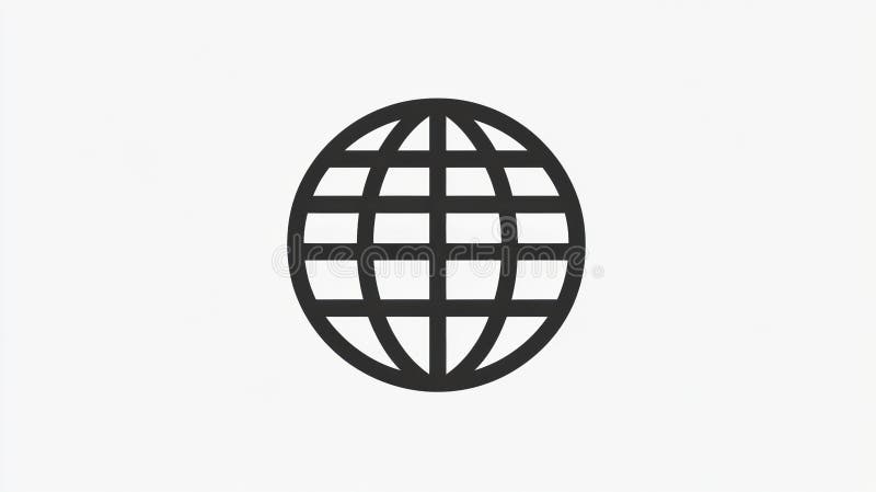 Global Connection Symbol Depicting Interconnectivity and Digital ...