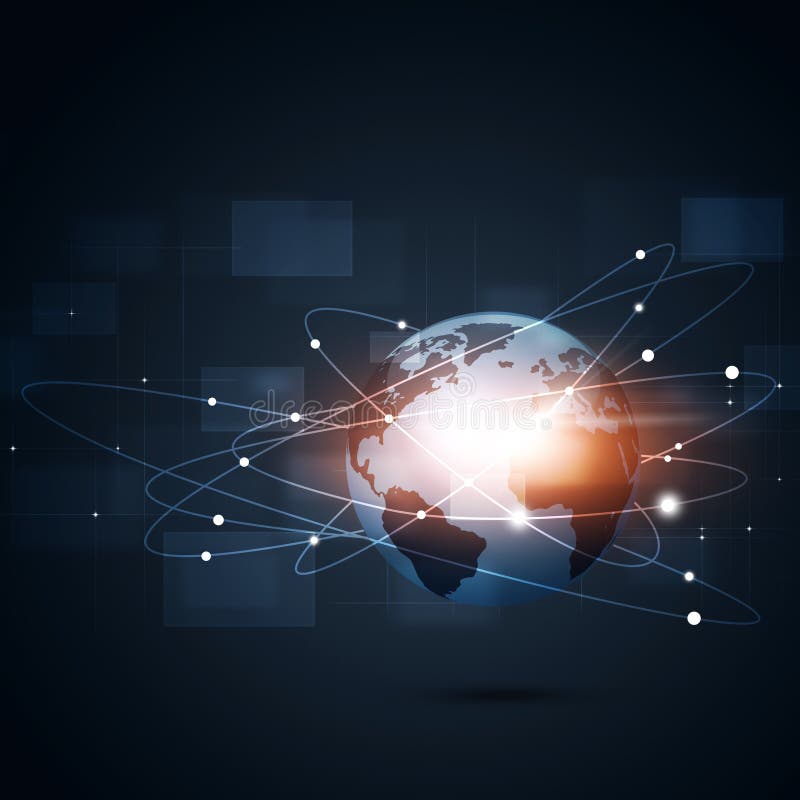 Global Connections Mixed Media Background Stock Photo - Image of global ...