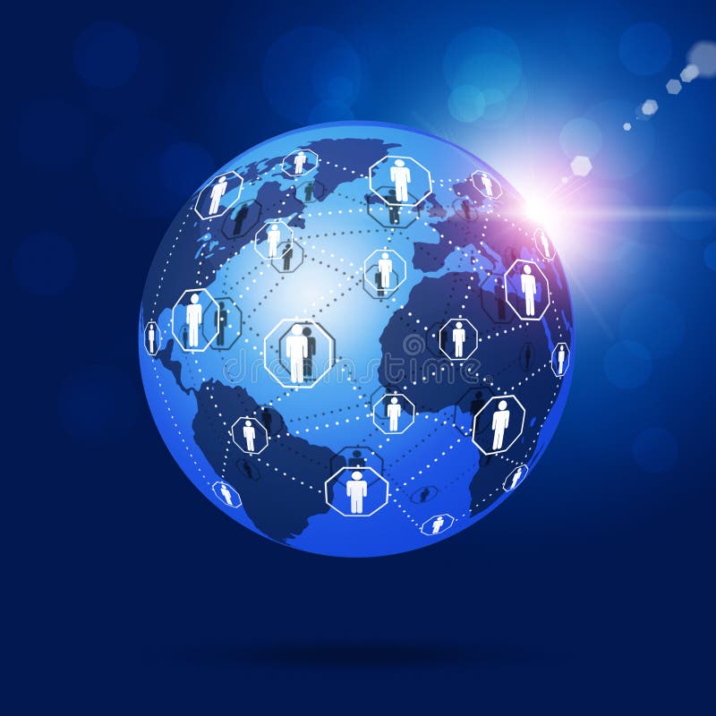 Global Connections stock illustration. Illustration of people - 36977489