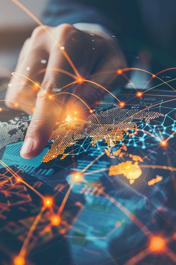 Global Connectivity Concept Stock Photo - Image of business, network ...