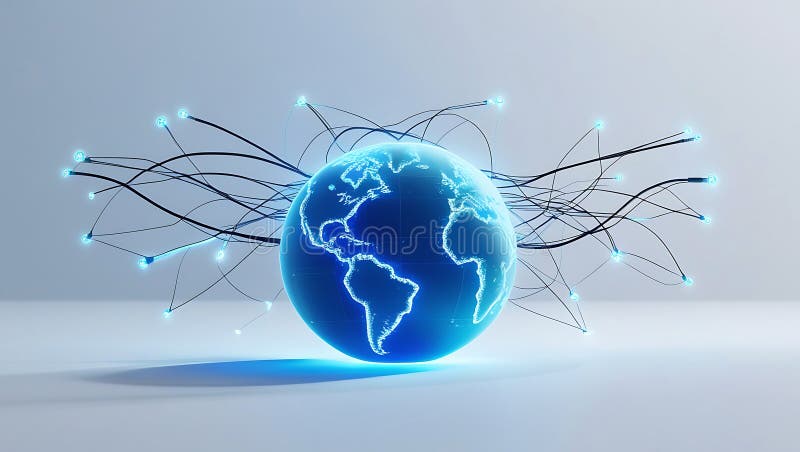 Global Connectivity: a Futuristic Representation of the Interconnected ...
