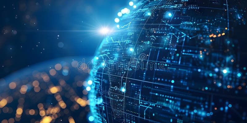 Global Connectivity and Information Exchange: Represented by a Digital ...