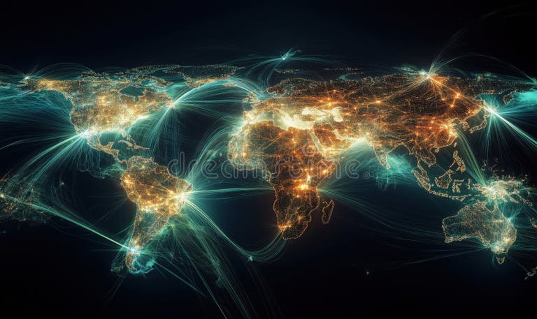 Global Connectivity Visualization with Illuminated Network Lines and ...