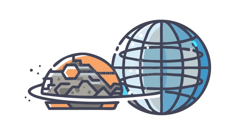 Global Construction Icon: Infrastructure Development, Vector Design ...