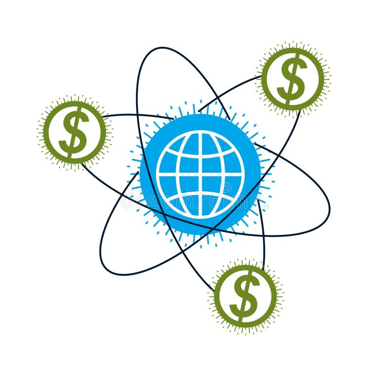 Global Cooperation and Business Conceptual Logo, Unique Vector S Stock ...