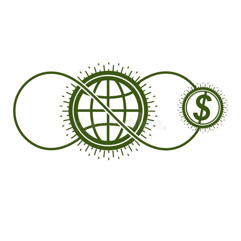 Global Cooperation and Business Conceptual Logo, Unique Vector S Stock ...
