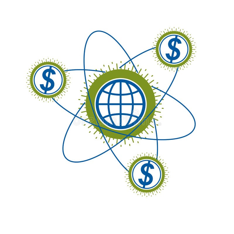 Global Cooperation and Business Conceptual Logo, Unique Vector S Stock ...