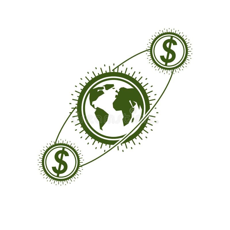 Global Cooperation and Business Conceptual Logo, Unique Vector S Stock ...