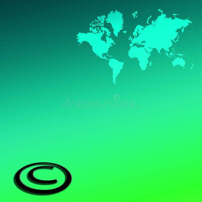 Global Copyright stock illustration. Illustration of ownership - 1062380