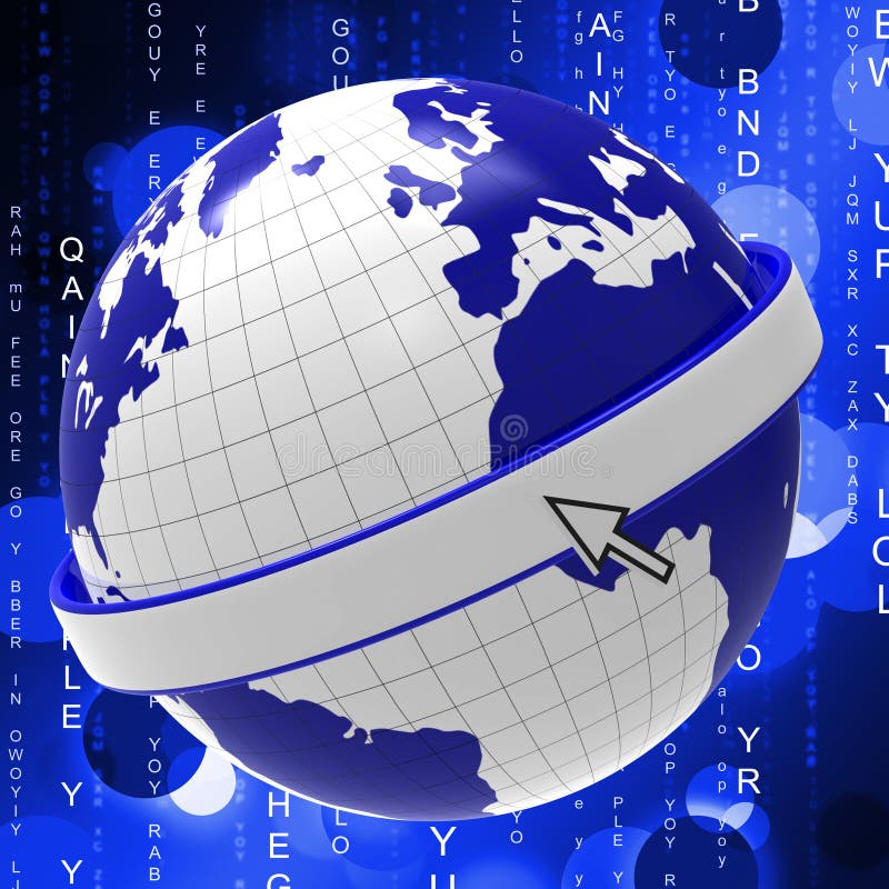 Matrix Code Copyspace Shows Digital Numbers Programming Background Stock Illustration ...