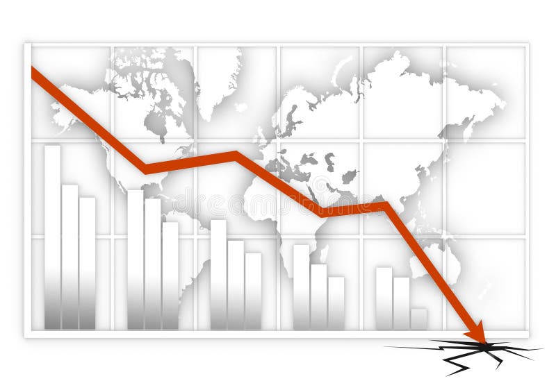 Global crisis stock illustration. Illustration of annual - 21596005