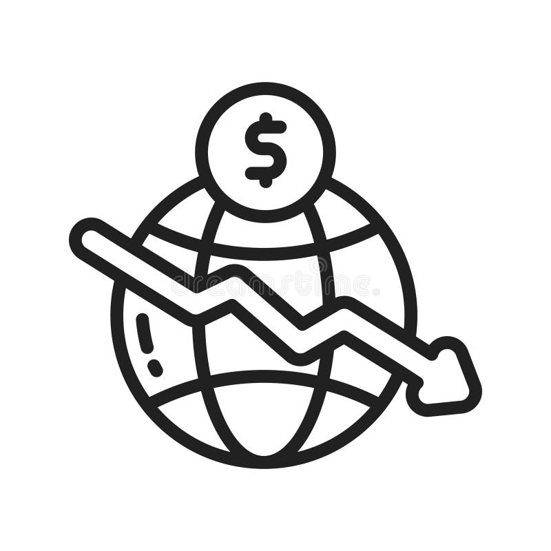 Global Crisis Icon Vector Image. Stock Vector - Illustration of concept ...